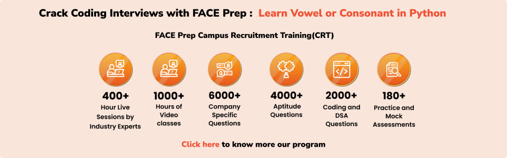 Vowel or Consonant in Python: A Step-by-Step Guide