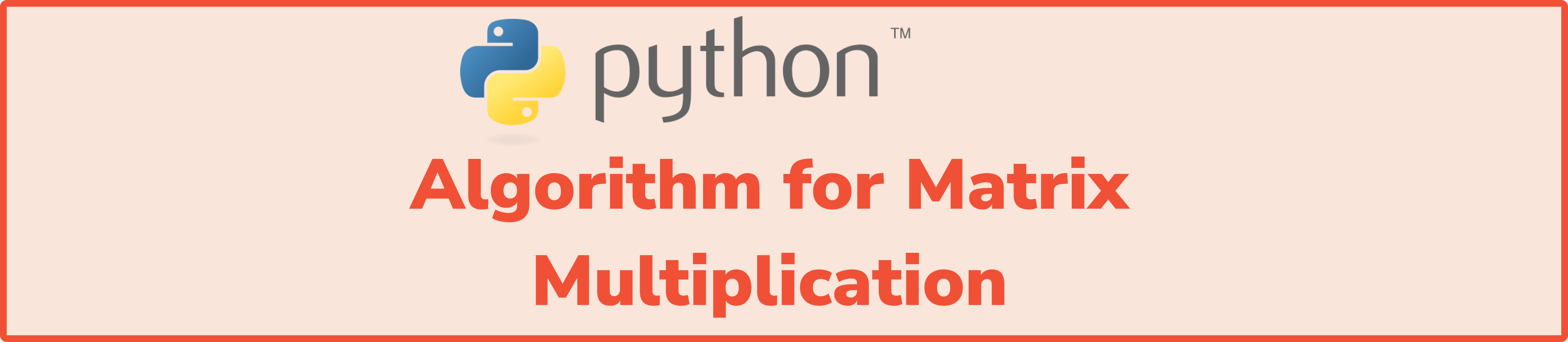 Python Matrix Multiplication Program And Examples Face Prep